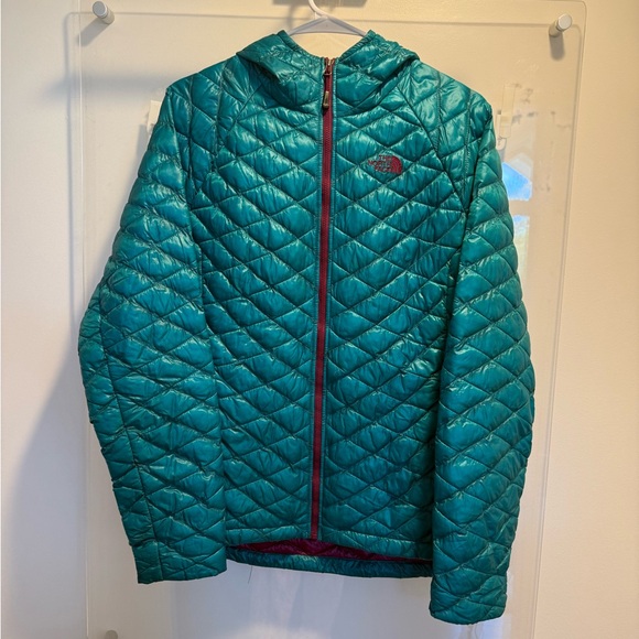 The North Face | Jackets & Coats | The North Face Turquoise Quilted ...